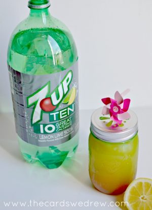 7UP Ten Caribbean Cooler Mocktail Recipe - The Cards We Drew