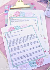 Spring Cleaning Game - The Cards We Drew