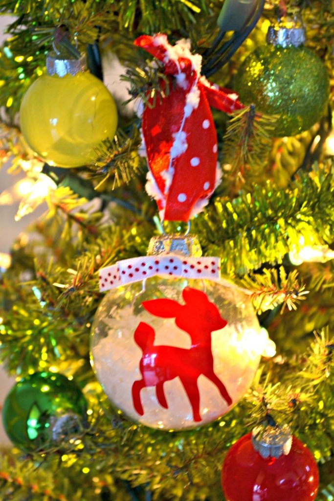 DIY Reindeer Christmas Ornament - The Cards We Drew